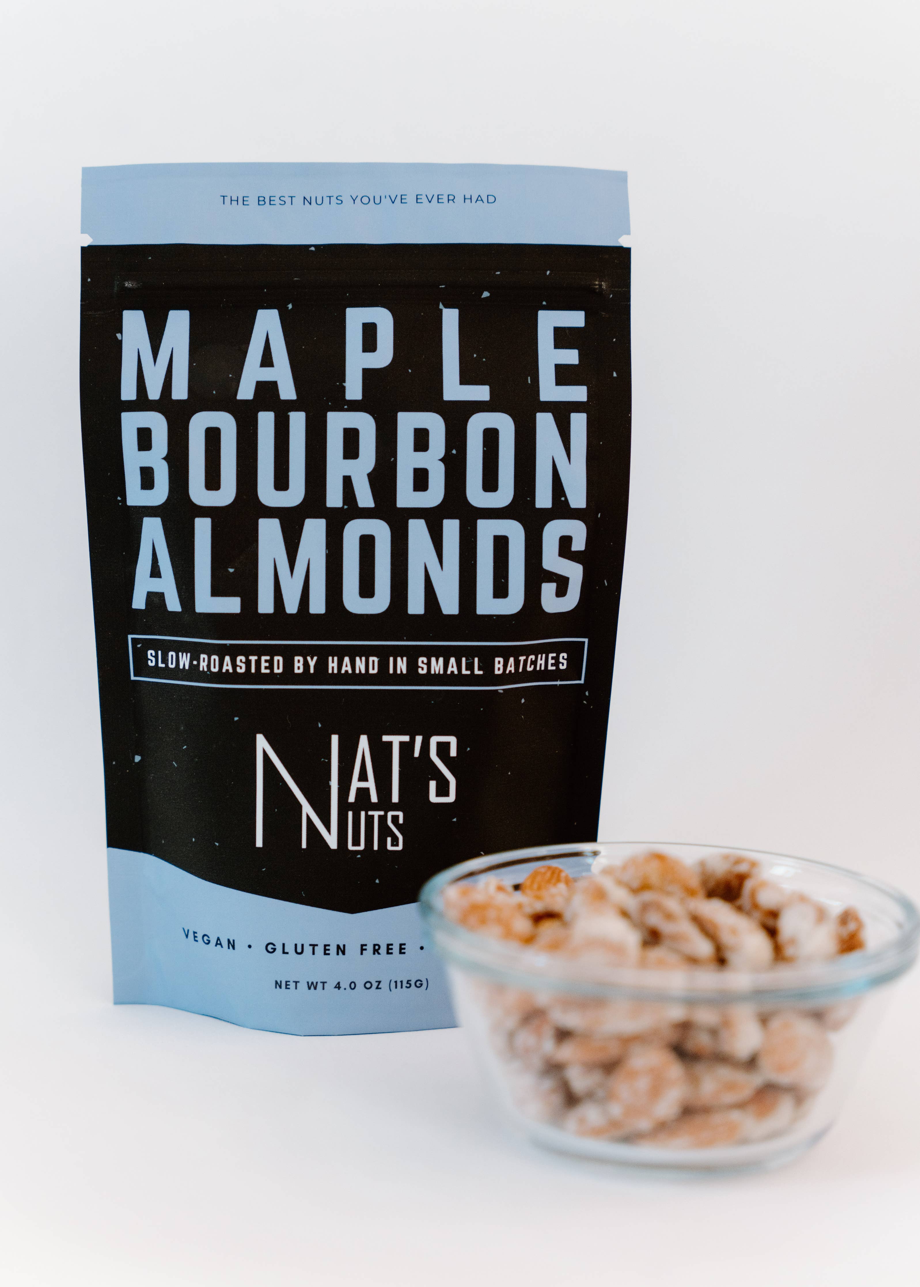 Nat's Nuts - Maple Bourbon Almonds – The Old Fashioned